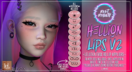 Second Life Marketplace - Rekt Royalty - Hellion Lips V2